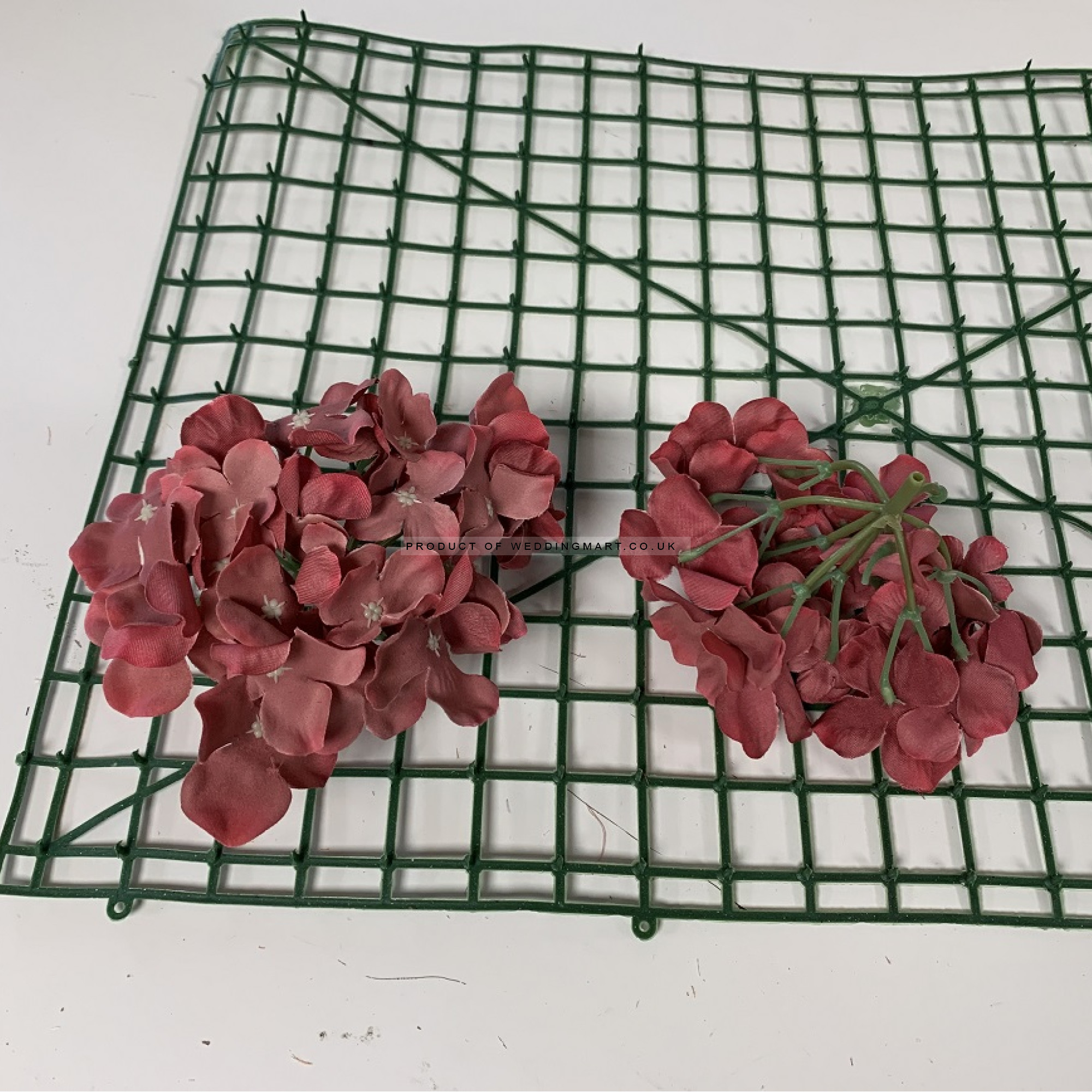 Buy Premium Quality Dark Coral Hydrangea Flower Heads - Pack of 50 ...