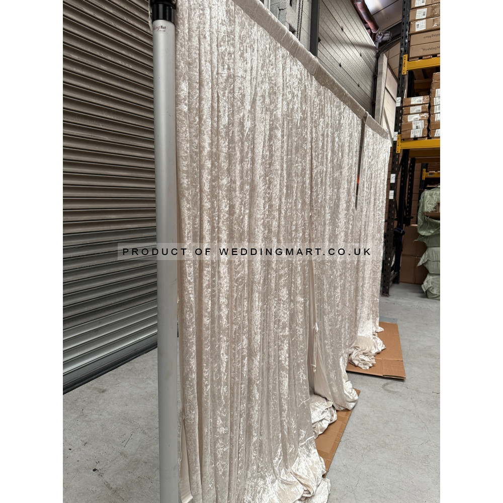 Buy Premium Quality 1m (w) x 4m (h) Velvet Backdrop Overlay Panel ...