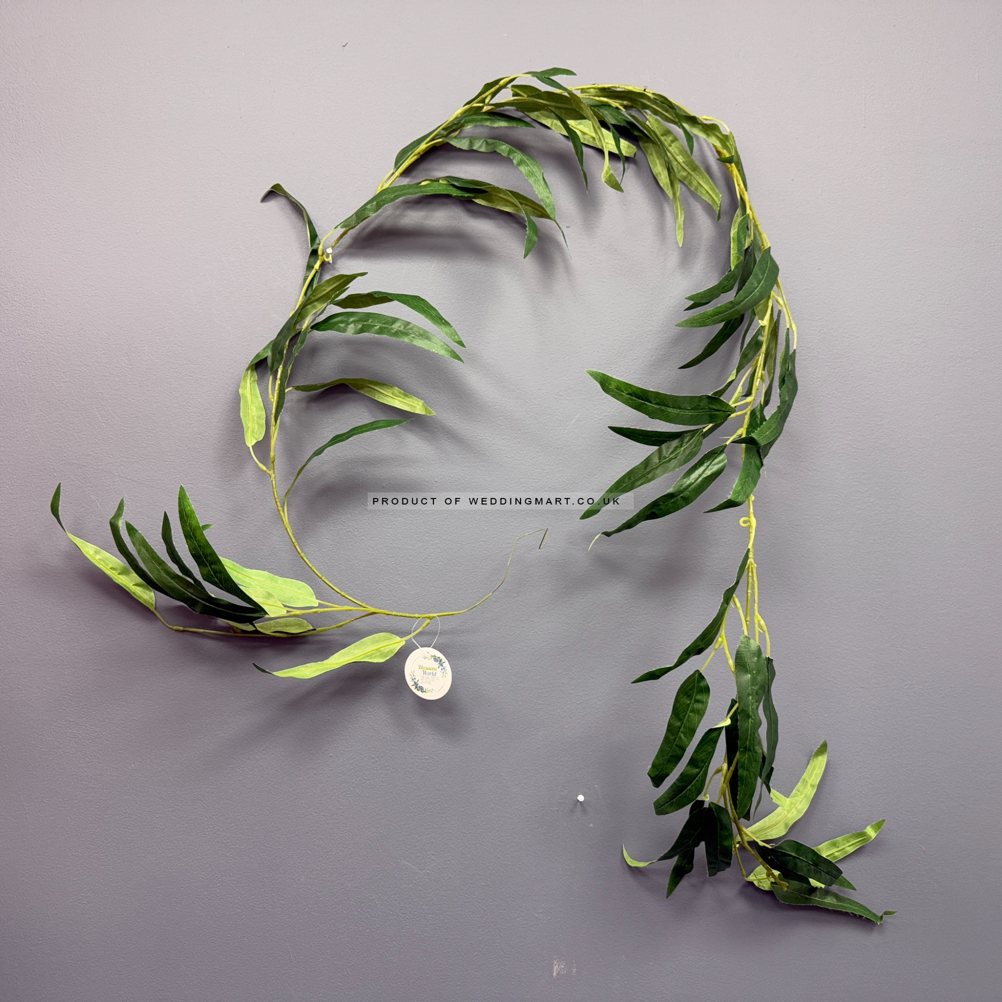 Buy Premium Quality 180cm Long Leaf Willow Tree Vine Greenery Garland ...