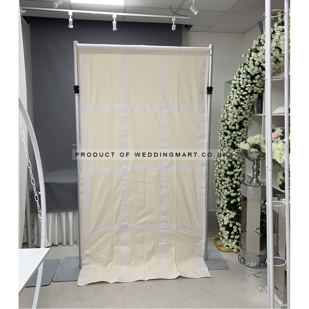 2.4mx1.2m Wedding Flower Wall Backing Cloth Curtain