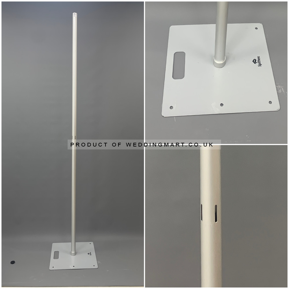 Buy Premium Quality 8ft Fixed Pipe and Drape Upright Pole | WeddingMart ...