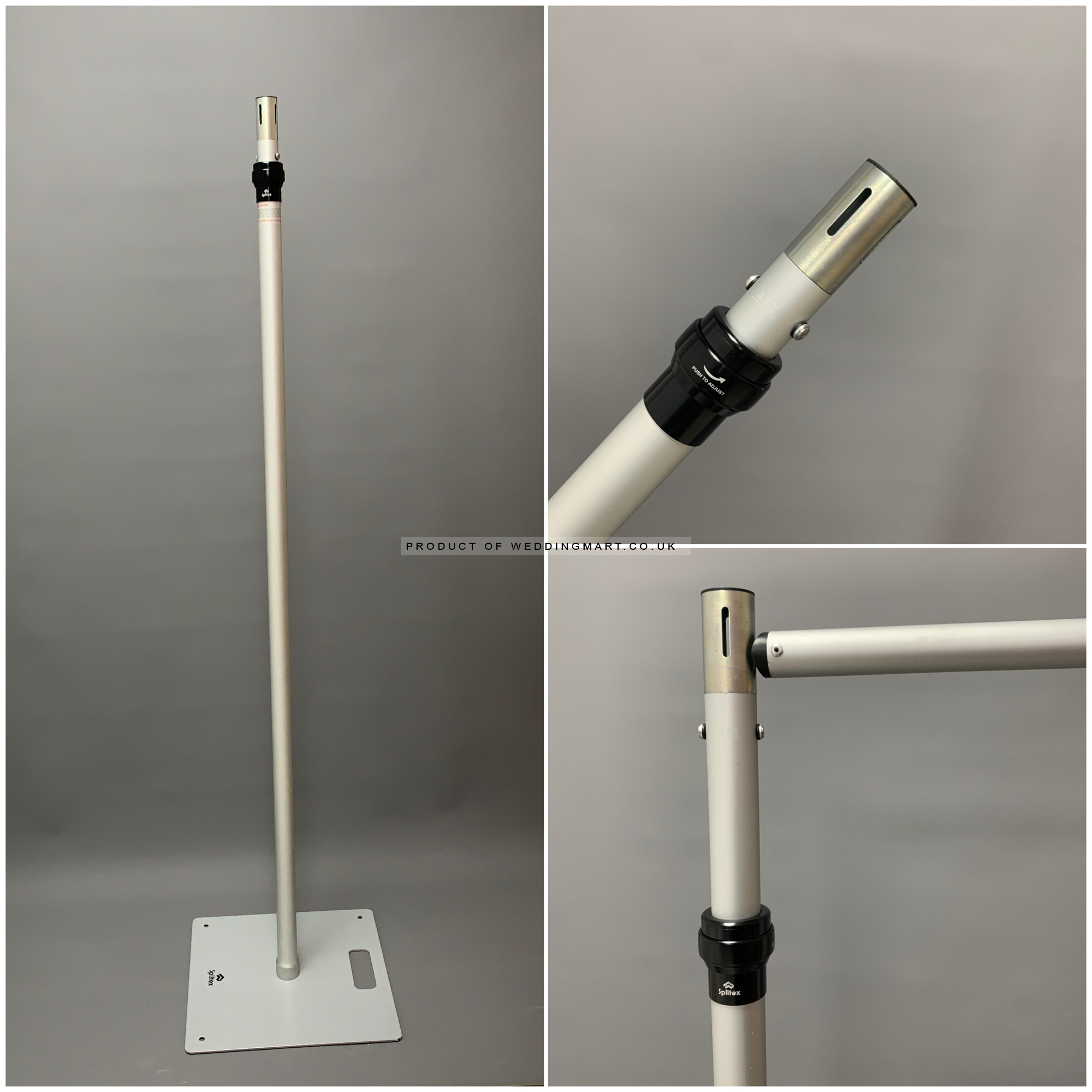 Buy Premium Quality 7-12ft Telescopic Upright Pole | WeddingMart ...