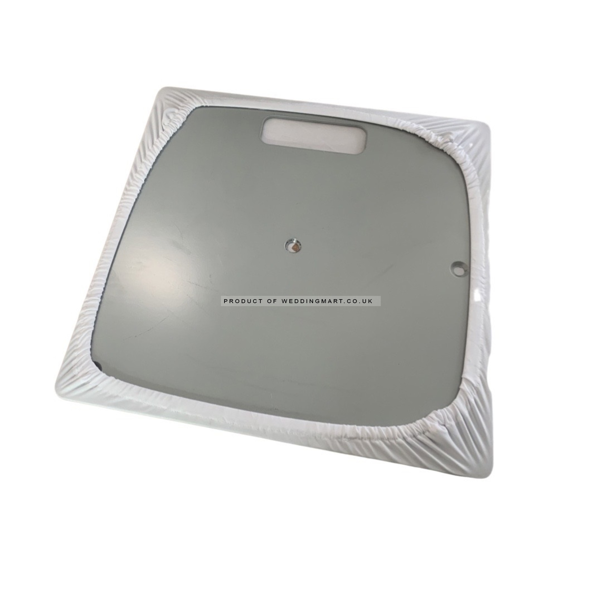 Buy Premium Quality Stretch Fit Pipe and Drape Base Plate Cover - White ...