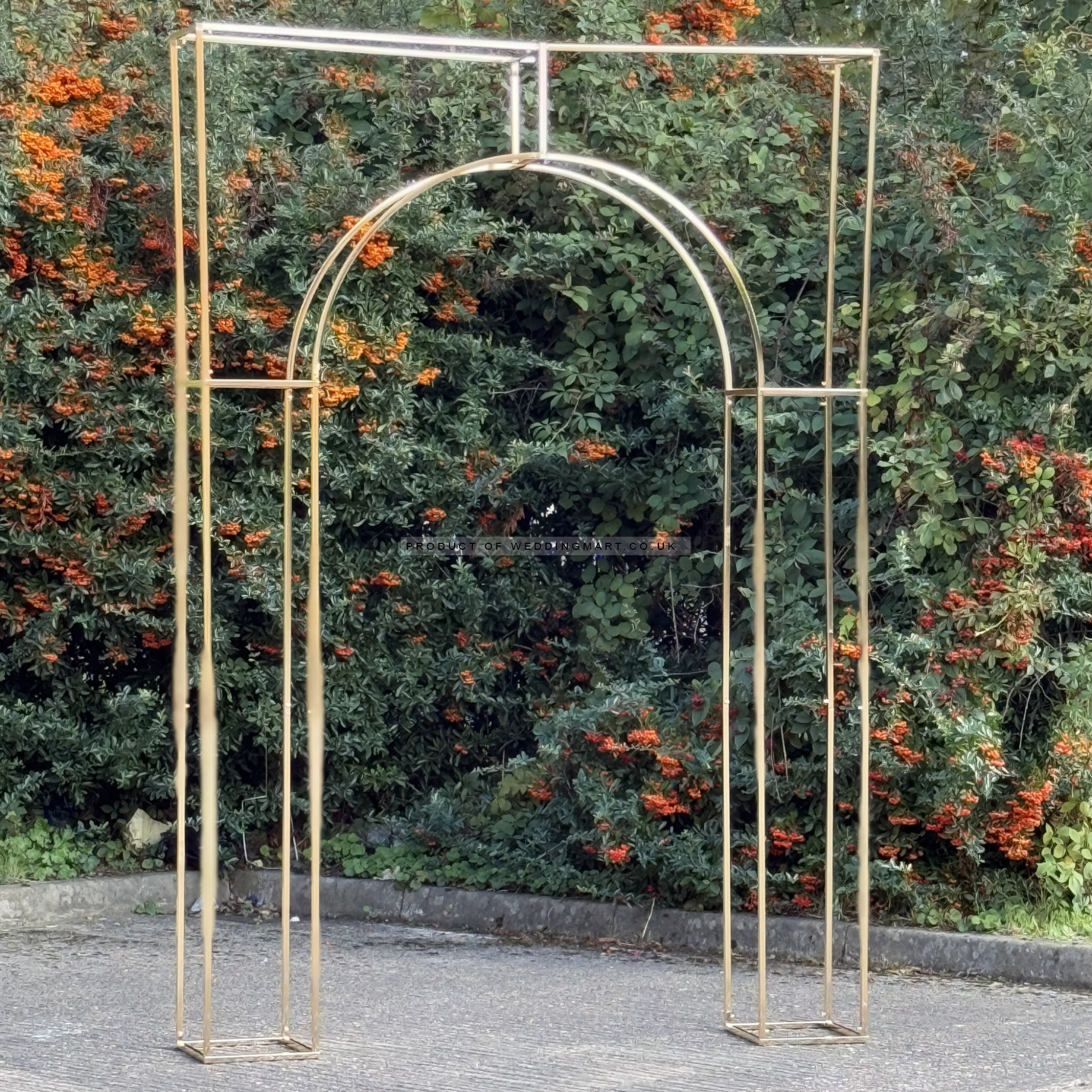 260cm Rose Gold Wedding Arch Frame | Large Event Backdrop Stand